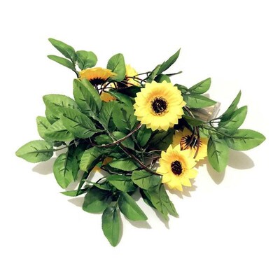 Battery Operated Sunflower Vine LED String Lights 2M 20leds