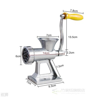 Heavy Duty Hand Operated Crank Meat Mincer Grinder Beef Past