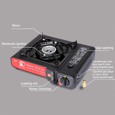 Portable Outdoor Cassette Gas Stove Furnace Windproof Cas Ho
