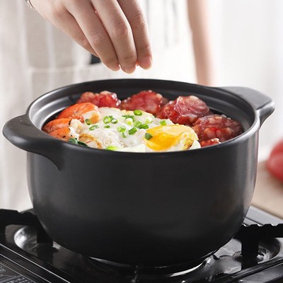 Casserole Stew Pot High Temperature Resistant Soup Pot Ceram