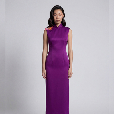 BRANDBYMEI紫色蕾丝设计感