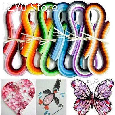 100pcs Stripes Quilling Colored paper stripes Origami Paper