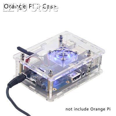 Orange Pi 3 Case Transparent Acrylic Shell Box Protect Enclo