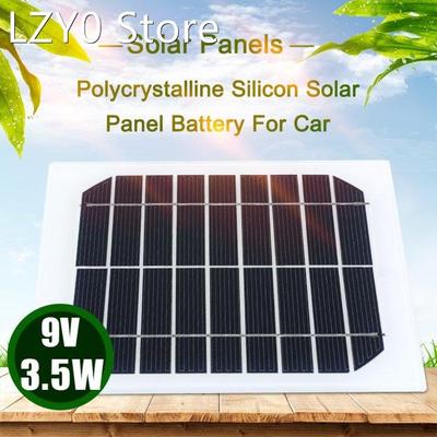 9V 3.5W Solar Panels Polycrystalline Silicon Solar Panel Bat
