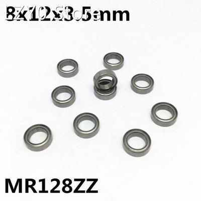 50Pcs MR128ZZ L-1280ZZ 8x12x3.5 mm Deep groove ball bearing