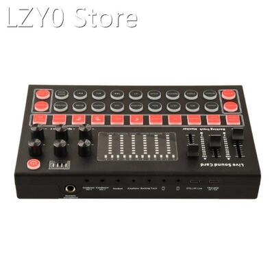 K1KF M9 Sound Card Microphone Sound Mixer Sound Card Audio M