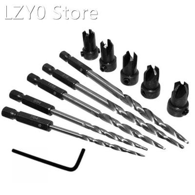 Drill Bits Hex Shank Taper Drill Counter Sink Holes Drilled