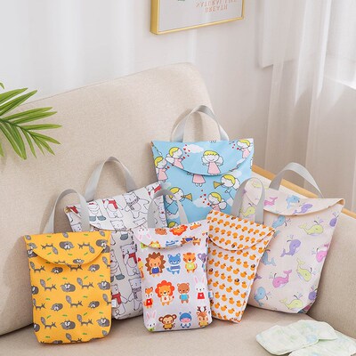 2020 Multifunctional Baby Diaper Bags Reusable Fashion Wate
