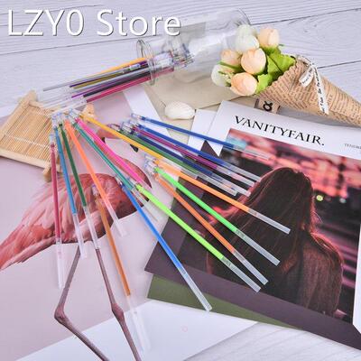 36Pcs Colorful Highlighter Fluorescent Flash Shinning Metal
