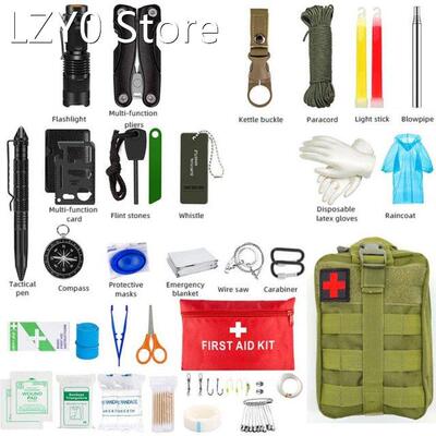 Survival First Aid Kit Outdoor Survival Tool Kit For Camping