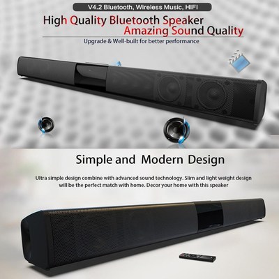 20W Bluetooth Speakers Hifi Home Surround System Soundbar St