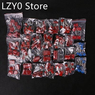 200pcs 25 Values 630V 0.001uf~2.2uf CBB Metal Film Capacitor
