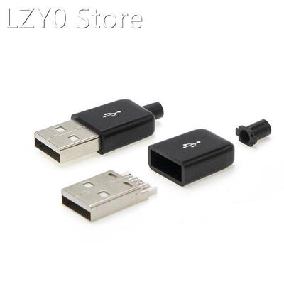 10 pcs/lot Male Type A 4Pin Rounded Corners Connector Male P