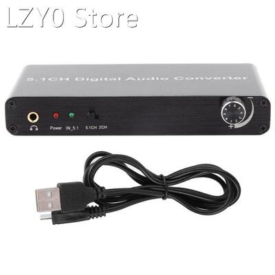 Digital Optical Audio Converter 5.1 Decoder Dts/Ac3 Dolby De