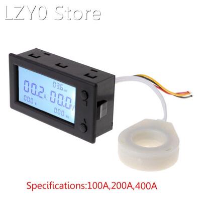 DC300V 100A 200A 400A Hall Effect Coulometer Digital Voltmet
