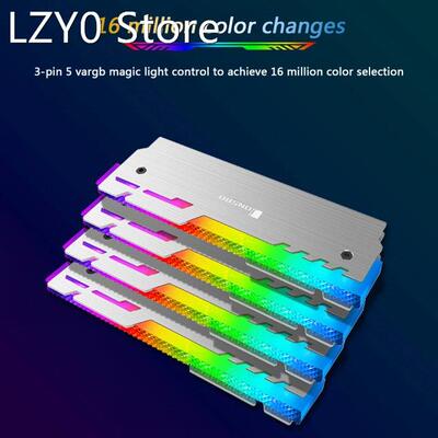 2Pcs Jonsbo NC-3 3 Pin 5V RAM Coolers Heatsink Memory Heat G