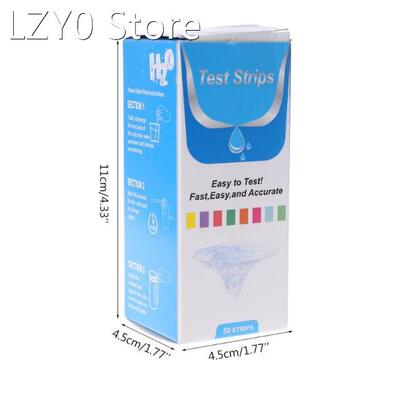50strips Water Test Strips 6in1 pH alkalinity Nitrite Chlor