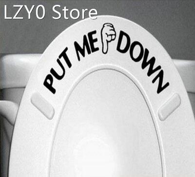 Cute Toilet Wallpaper High Quality Gesture Hand Decal Funny