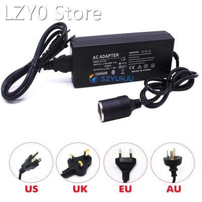 EU/US/UK/AU Plug Europe Adapter 120W 12V Home Car Power 10A