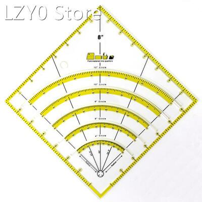 8-inch DIY hand-made patchwork ruler Multifunctional multi-a