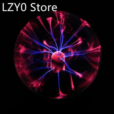 USB Magic Black Base Glass Plasma Ball Sphere Party Lightnin