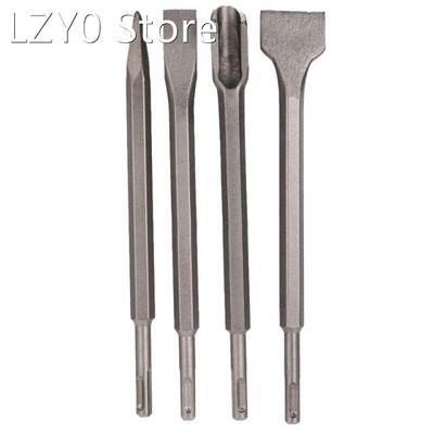 4pcs Point Groove Gouge Flat Chisels Set Electric Hammer Dri