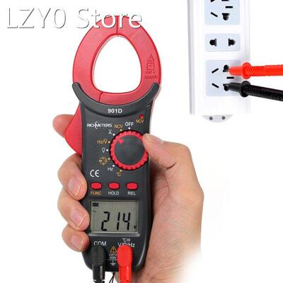 Digital Clamp Meter 4000 Counts NCV Voltage Meters Poetable