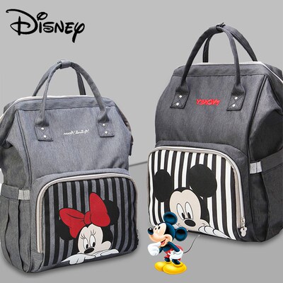 Disney Classic Mickey Minnine Series Baby Diaper Bag Backpa