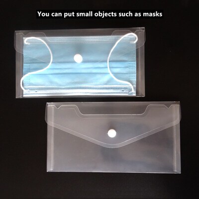 10pcs Mask organizer storage bag rangement mask holder Mask