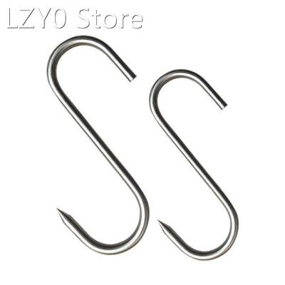 R9UC 20pcs Stainless Steel Butcher's Hook with Sharp Tip