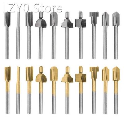 10x Professional Trimming Milling Cutter 1/8