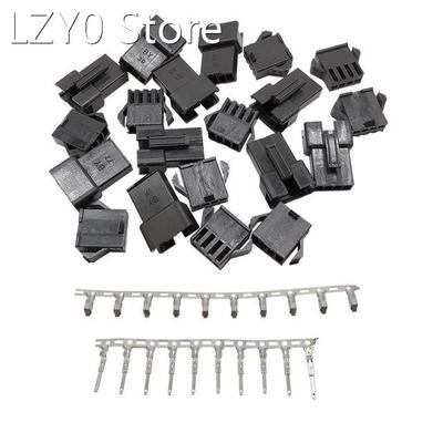 50Set JST SM2.54 4 Pin Female Male Pin Housing Terminals SM2