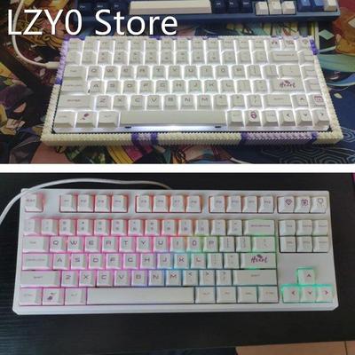 134pcs PBT Keycaps Cherry Profile DYE-SUB Keycap For Cherry