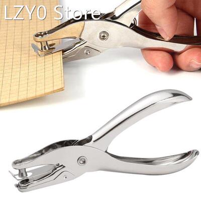 Hand Punches Scrapbooking Puncher 6MM Metal Single Hole Silv