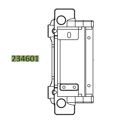 CROSSRC 2024版 EMOX 大犀牛 转向舵机座 234601   CS-97401238