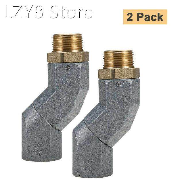 2PCS Zinc Alloy Fuel Swivel Adapter Connector 360 Degree Rot_虎窝淘