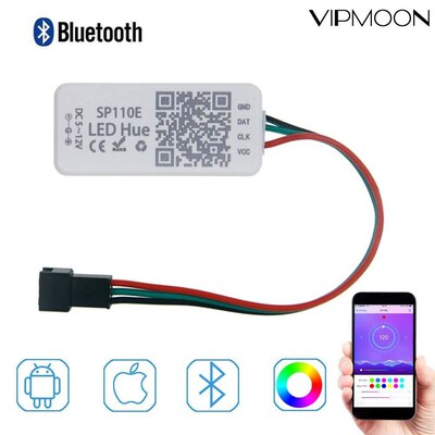 SP110E Bluetooth Pixel light Controller WS2811 WS2812B 1903