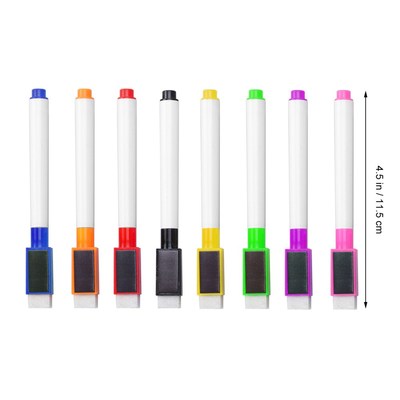 8pc 8Colorful Magnetic Whiteboard Pen White Board Marker Bui