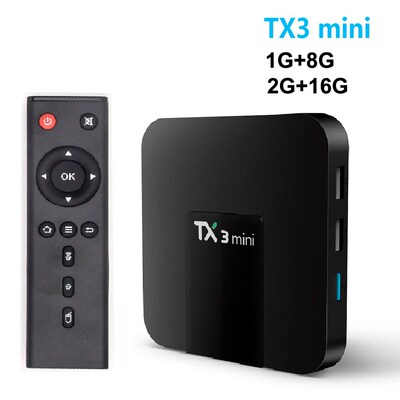 TX3 MiNi Android 7.1 Smart TV Box 1G/2G 8G/16G Amlogic S905