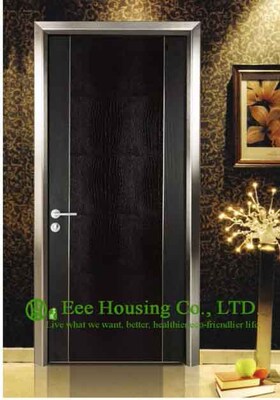Modern Interior Hotel Door, Melamine finish Ecological Inter