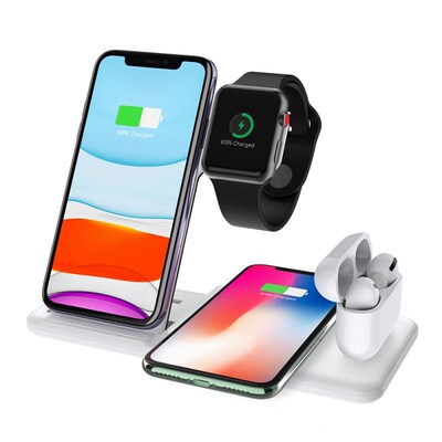4 in 1 Wireless Charger 15W Fast Charging for iPhone 11/11p