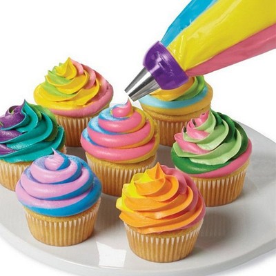 3 Color Cake Decorating Tools Icing Piping Cream Pastry BagN