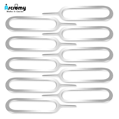 10PCS Sim Card Remover Tray Open Sim Card Eject Tool Sim Pin