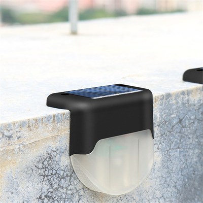 4/6pcs Solar Deck Lamp LED Path Outdoor Garden Wall Light Wa