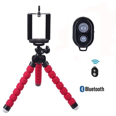 Foleto Flexible Mini Tripod Sponge Octopus Selfie Bluetooth