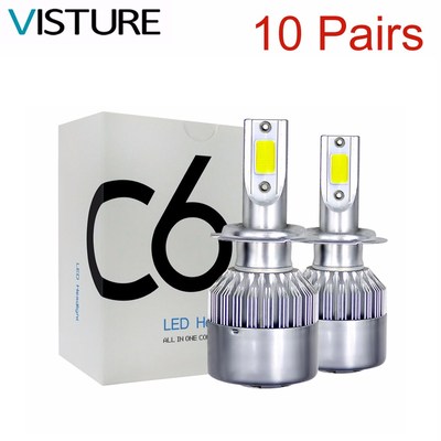 10 pairs per lot car Led Headlight Bulbs Lamp H4 H7  H11 H8