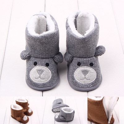Infant Toddler Cute Cartoon Bear Boot Newborn Baby Girls Bo