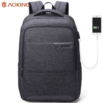 Aoking Anti thief USB charging 15.6 inch laptop backpack fo