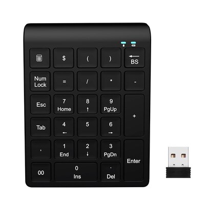 27 Keys Bluetooth Wireless Numeric Keypad Mini Numpad with