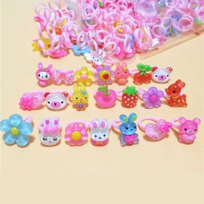 20pcs/set Random Mix Animal Heart Assorted Baby Kids Girl C